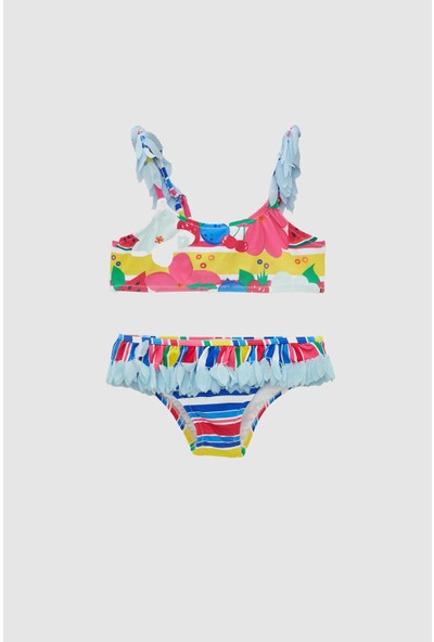 B&G Store Kız Bebek Desenli Bikini