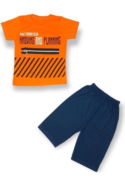 Yeni Sezon Erkek Çocuk Alt Üst Takım Turuncu Yeni Sezon Erkek Çocuk Alt Üst Takım Turuncu