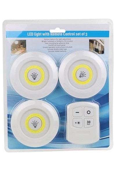 Uzaktan Kumandalı Yapışkanlı LED Spot Lamba Kamp Lamba Uzaktan Kumandalı Yapışkanlı LED Spot Lamba Kamp Lamba