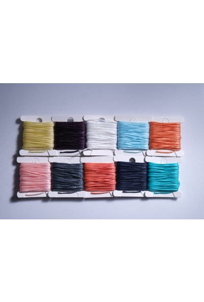 Eskişehir Hobi Sanat 3 M 10 Renk Mumlu Ip