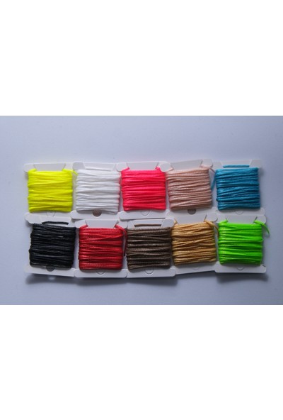 Eskişehir Hobi Sanat 3 M 10 Renk Mumlu Ip