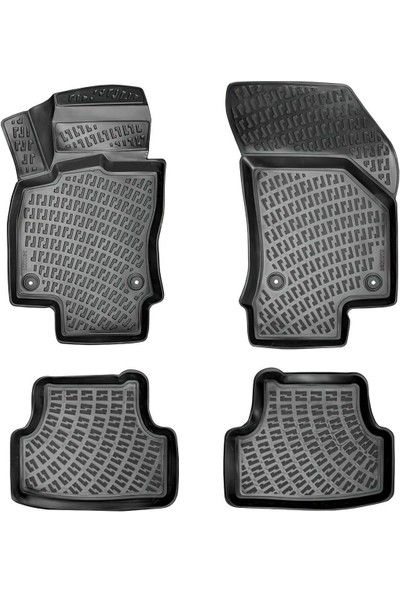 Rizline Audi A3 2013-2020 Paspas Siyah 3D Havuzlu Rizline Audi A3 2013-2020 Paspas Siyah 3D Havuzlu