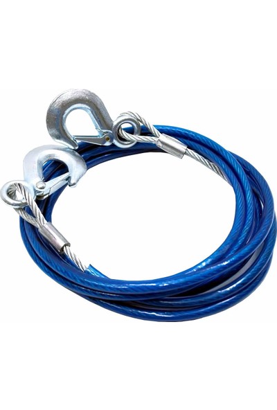 Carub Oto Çekme Halatı Kancalı 2 Ton Izoleli Çelik Malzeme