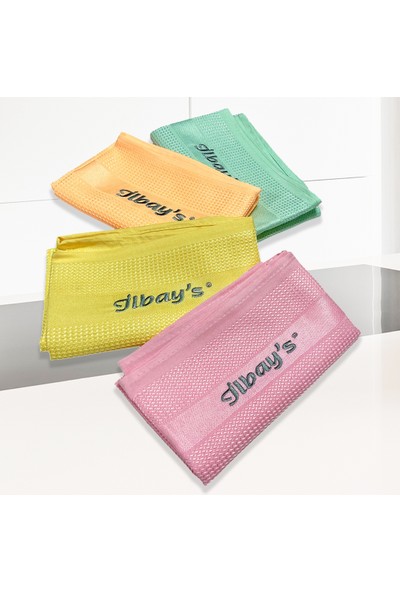 Ilbay's Fabrika Satış Mağazası 4'lü Mikrofiber Temizlik Bezi Ithal Ürün Ümit Filiz Ilbay 4'lü