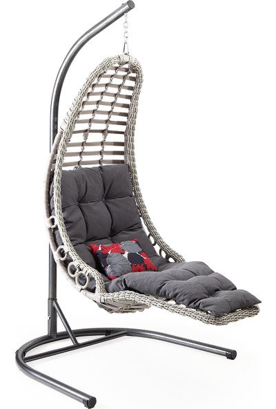 Capri Swing - Bodrum - Tek Kişilik Rattan Bahçe Balkon Salıncağı