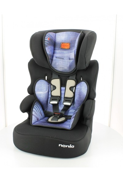 Nania Çift Yastıklı 9-36KG Oto Koltuğu - Blue Jean Nania Çift Yastıklı 9-36KG Oto Koltuğu - Blue Jean