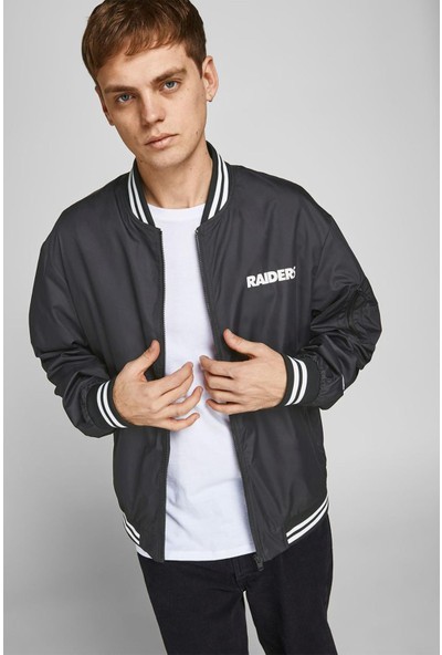 Jack & Jones Erkek Spor Nfl Raiders Kolej Ceket - 12206574 Jack & Jones Erkek Spor Nfl Raiders Kolej Ceket - 12206574