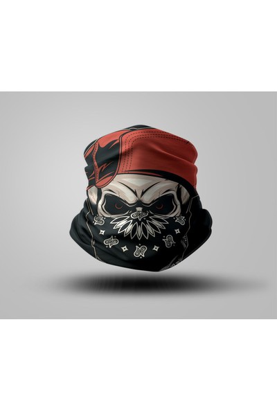 Kampf Mikro Fiber Taktiksel Fonksiyonel Outdoor Dikişsiz Boyunluk / Buff / Bandana - Pirates Monkey