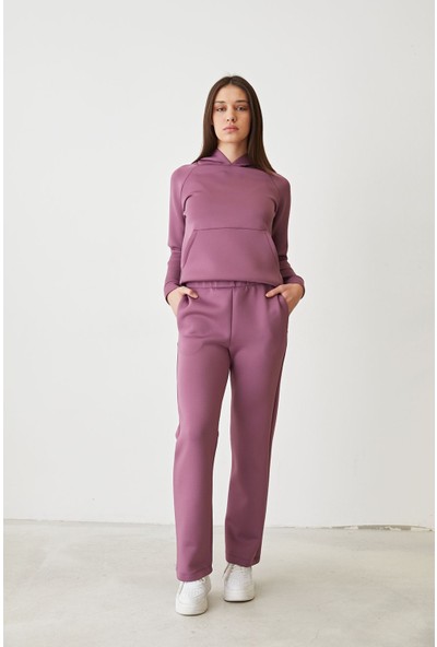 Lime Moda Dalgıç Ikili Takım-Violet Lime Moda Dalgıç Ikili Takım-Violet