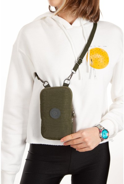 Moxxo Newish Polo Haki Yeşil Renk Unisex Kadın/erkek Omuz Askılı Cep Telefonu Taşıma Çantası Moxxo Newish Polo Haki Yeşil Renk Unisex Kadın/erkek Omuz Askılı Cep Telefonu Taşıma Çantası
