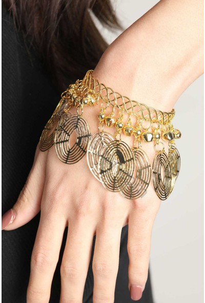 Beoje Gold Bijuteri Bilezik Helezonik Figürlü