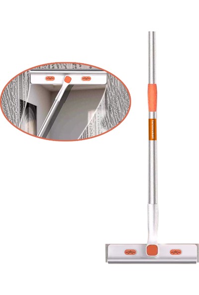 Turuncu Koli Mikrofiber Bükülür Cam Silme Aparatı, Camsil Çekçek Mop Turuncu Koli Mikrofiber Bükülür Cam Silme Aparatı, Camsil Çekçek Mop