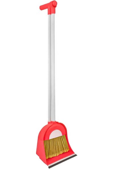 Ceymop Saplı Faraşlı Hazneli Süpürge Kırmızı Ceymop Saplı Faraşlı Hazneli Süpürge Kırmızı