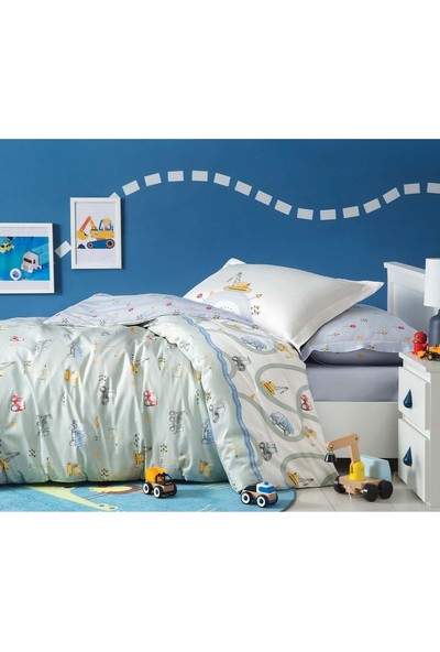 Yataş Bedding Busy Trucks Ranforce Tek Kişilik Nevresim Takımı Yataş Bedding Busy Trucks Ranforce Tek Kişilik Nevresim Takımı
