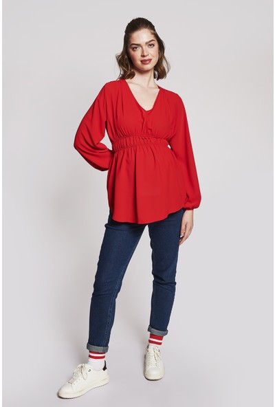 Lyn Mama Randy Bluz - Kırmızı Lyn Mama Randy Bluz - Kırmızı