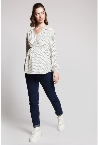 Lyn Mama Randy Bluz - Beyaz / Laci