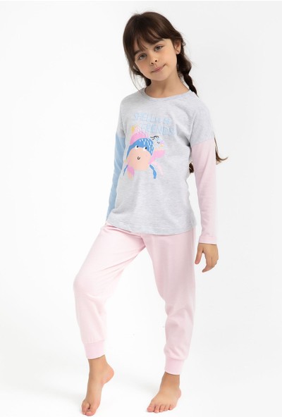 RolyPoly Shall We Be Friends Karmelanj Kız Çocuk Pijama Takımı RolyPoly Shall We Be Friends Karmelanj Kız Çocuk Pijama Takımı