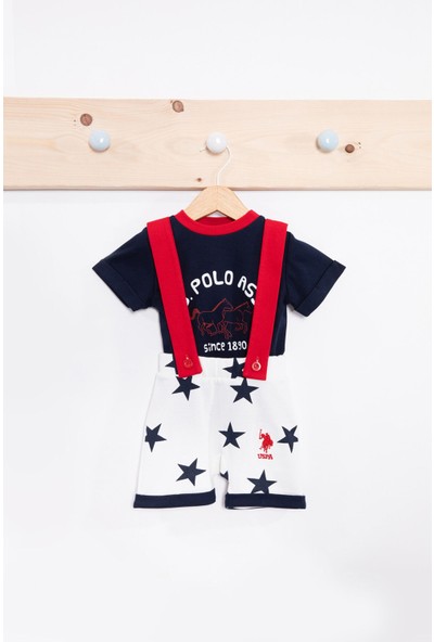 U.S. Polo Assn. Stars Lacivert Erkek Bebek Salopet Takım U.S. Polo Assn. Stars Lacivert Erkek Bebek Salopet Takım