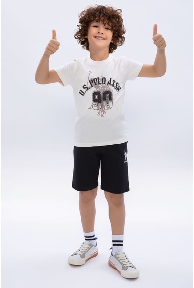U.S. Polo Assn. Latte Erkek Çocuk Bisiklet Yaka Bermuda Takım U.S. Polo Assn. Latte Erkek Çocuk Bisiklet Yaka Bermuda Takım