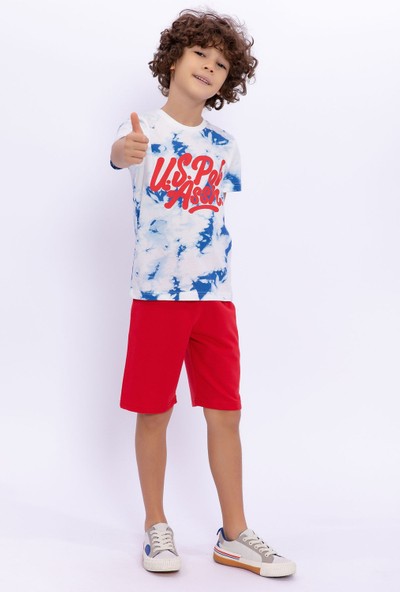 U.S. Polo Assn. U.s. Polo Assn Cobalt Mavi Erkek Çocuk Bermuda Takım