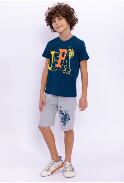 U.S. Polo Assn. Live Boldly Uzay Mavisi Erkek Çocuk Bermuda Takım U.S. Polo Assn. Live Boldly Uzay Mavisi Erkek Çocuk Bermuda Takım