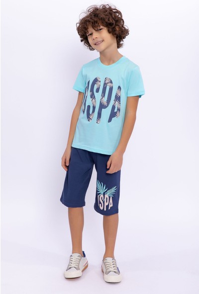 U.S. Polo Assn. Turkuaz Erkek Çocuk Kapri Takım U.S. Polo Assn. Turkuaz Erkek Çocuk Kapri Takım