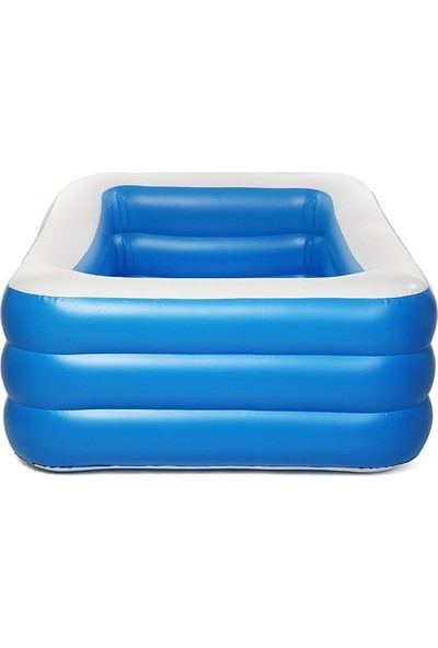 Real Me Aileler Için 3 Katmanlı Şişme Havuz - Boyut: 150X105X50 cm (Yurt Dışından)