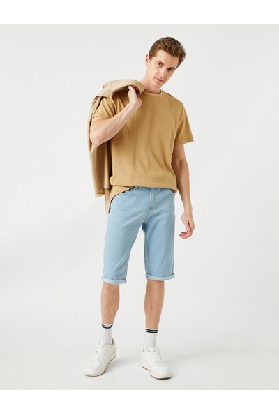 Koton Erkek Kapri Kot Şort