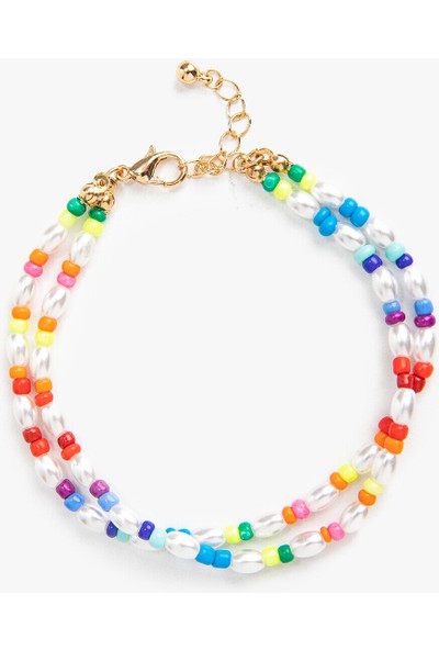 Koton Kadın Boncuk Detaylı Bileklik