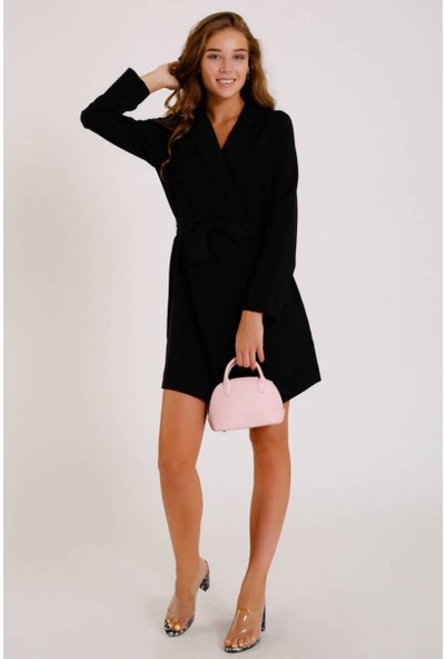 Pembe Omuz ve Çapraz Askılı Mini Çanta