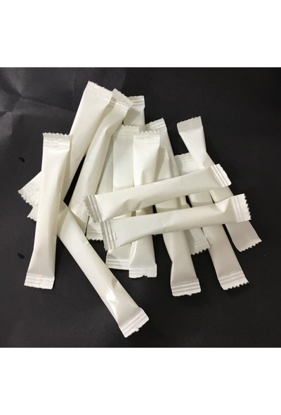 Merpak Ambalaj Stick Şeker Tek Kullanımlık Beyaz Toz Şeker 3 gr x 1000'LI Merpak Ambalaj Stick Şeker Tek Kullanımlık Beyaz Toz Şeker 3 gr x 1000'LI