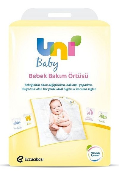 Uni Baby Bebek Bakım Örtüsü