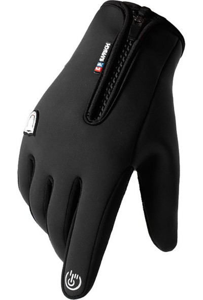 Farfi Dokunmatik Ekran Zip Kayak Eldivenleri (Yurt Dışından)