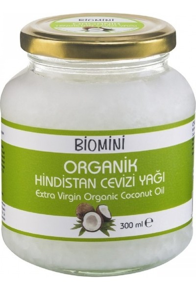 Biomini Organik Hindistan Cevizi Yağı - 300 ml