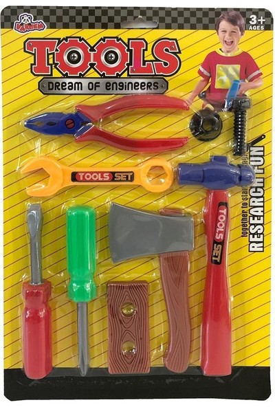 Vardem Oyuncak 975 Kartela Renkli Tamir Seti 9 Parça Vardem Oyuncak 975 Kartela Renkli Tamir Seti 9 Parça