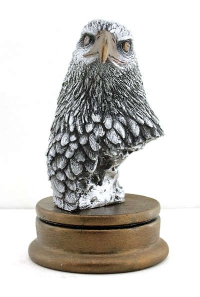 Mikail AVM Polyester Kartal Kafası Biblosu Dekoratif Hediyelik