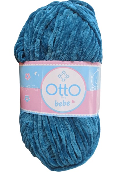 Otto Bebe Kadife El Örgü Ipi Renk : Petrol Otto Bebe Kadife El Örgü Ipi Renk : Petrol