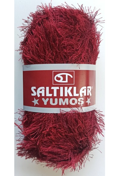 Saltıklar Yumoş Sakallı El Örgü Ipi Renk Kodu: 26-Bordo Saltıklar Yumoş Sakallı El Örgü Ipi Renk Kodu: 26-Bordo