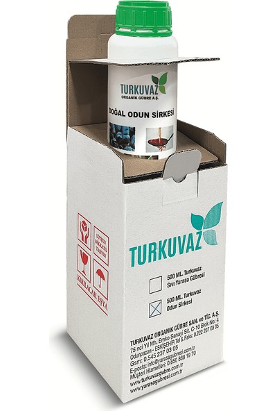Turkuvaz 500 Ml. Doğal Odun Sirkesi Wood Vinegar