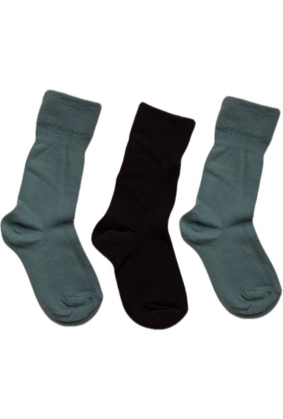 Tiny Touch 3'lü Düz Renk Çocuk Çorap