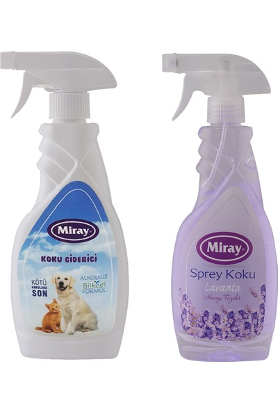 Miray Oda Spreyi Evim Temiz Seti-6( Evcil Dostlar Koku Giderici+Lavanta) Miray Oda Spreyi Evim Temiz Seti-6( Evcil Dostlar Koku Giderici+Lavanta)