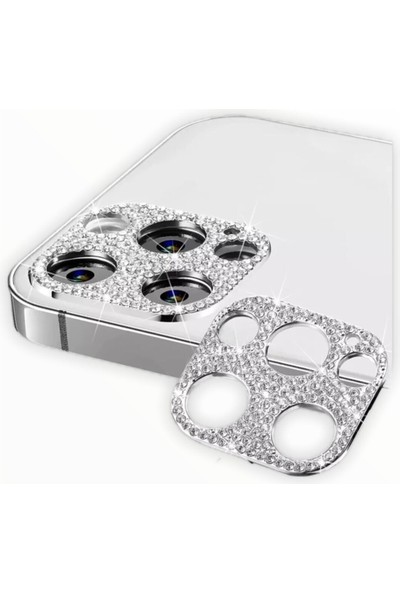 Mopal Apple iPhone 12 Pro Max Uyumlu 3D Taşlı Kamera Lens Koruyucu Mopal Apple iPhone 12 Pro Max Uyumlu 3D Taşlı Kamera Lens Koruyucu