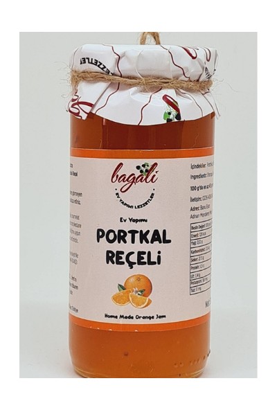 Bagali Portakal Reçeli 300 gr Bagali Portakal Reçeli 300 gr