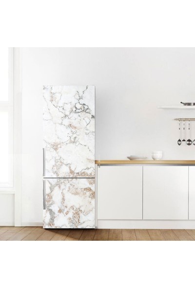 Kum Dijital Buzdolabı Desen Kaplama Folyo Sticker Etiket 0042