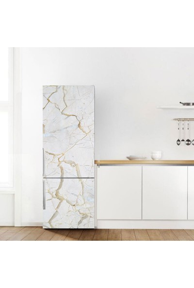 Kum Dijital Buzdolabı Desen Kaplama Folyo Sticker Etiket 0049