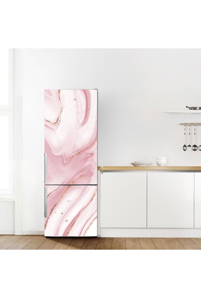 Kum Dijital Buzdolabı Desen Kaplama Folyo Sticker 0003