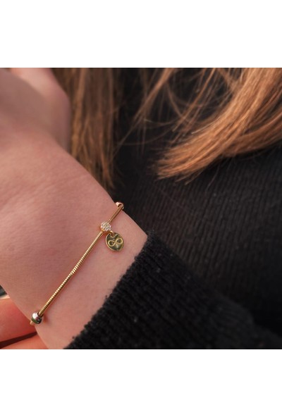 ÇGK KUYUMCULUK Sonsuzluk Altın Bileklik ZB046