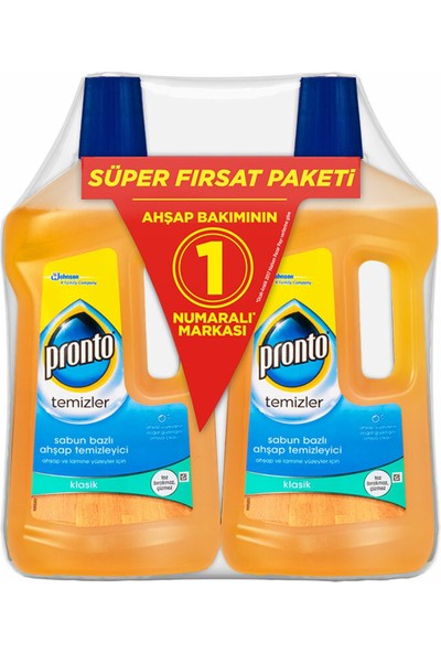 Pronto Ahşap Yüzey Temizleyici 750 ml x 2 Adet Pronto Ahşap Yüzey Temizleyici 750 ml x 2 Adet