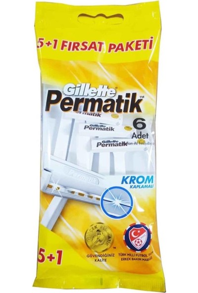 Gillette Permatik 5+1 Fırsat Paket