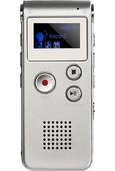 Beauty Life 8gb Dahili Lityum Hücre Dijital Kaydedici Kalem Mp3 (Yurt Dışından)